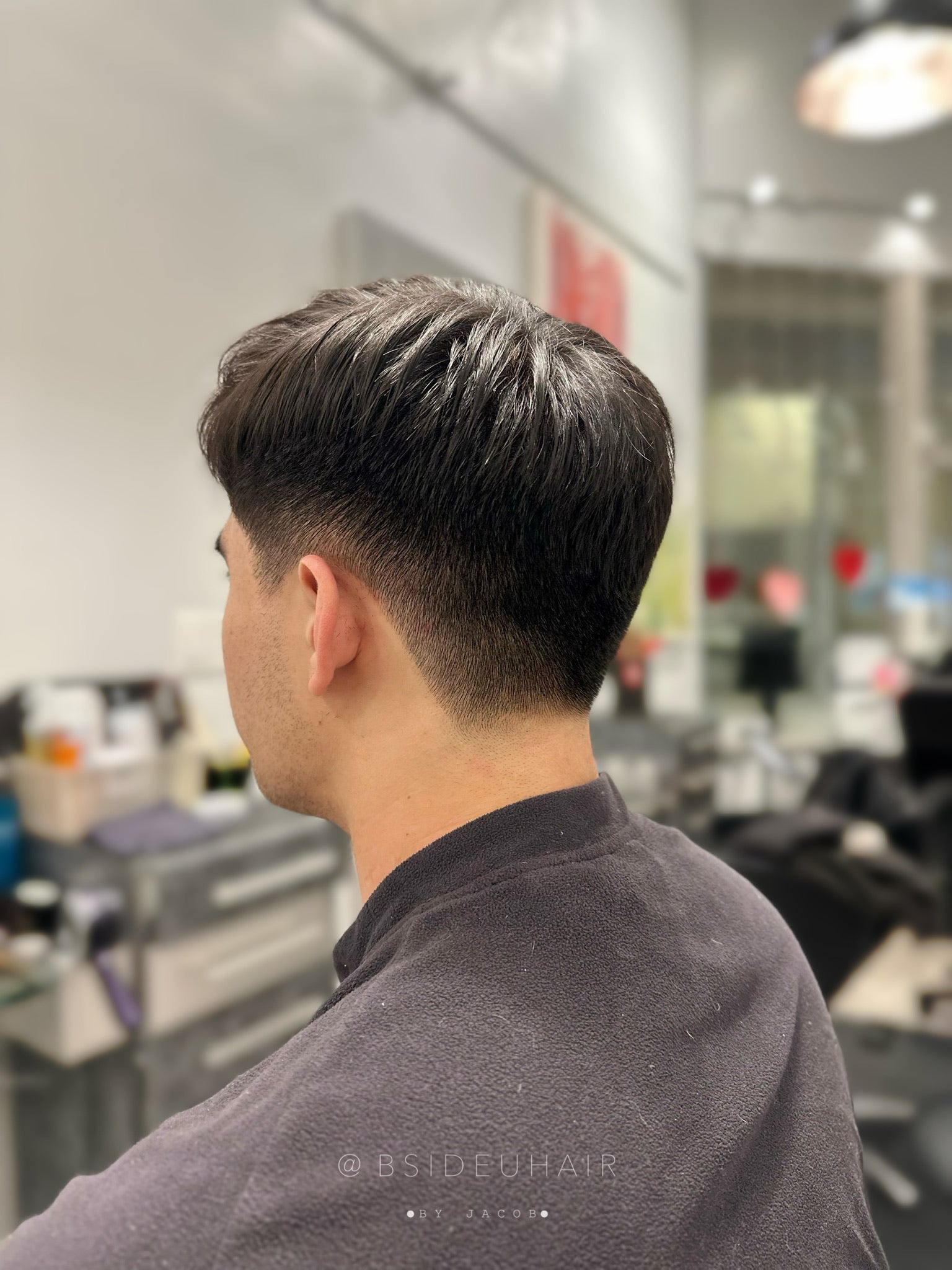 Taper Haircut Back View